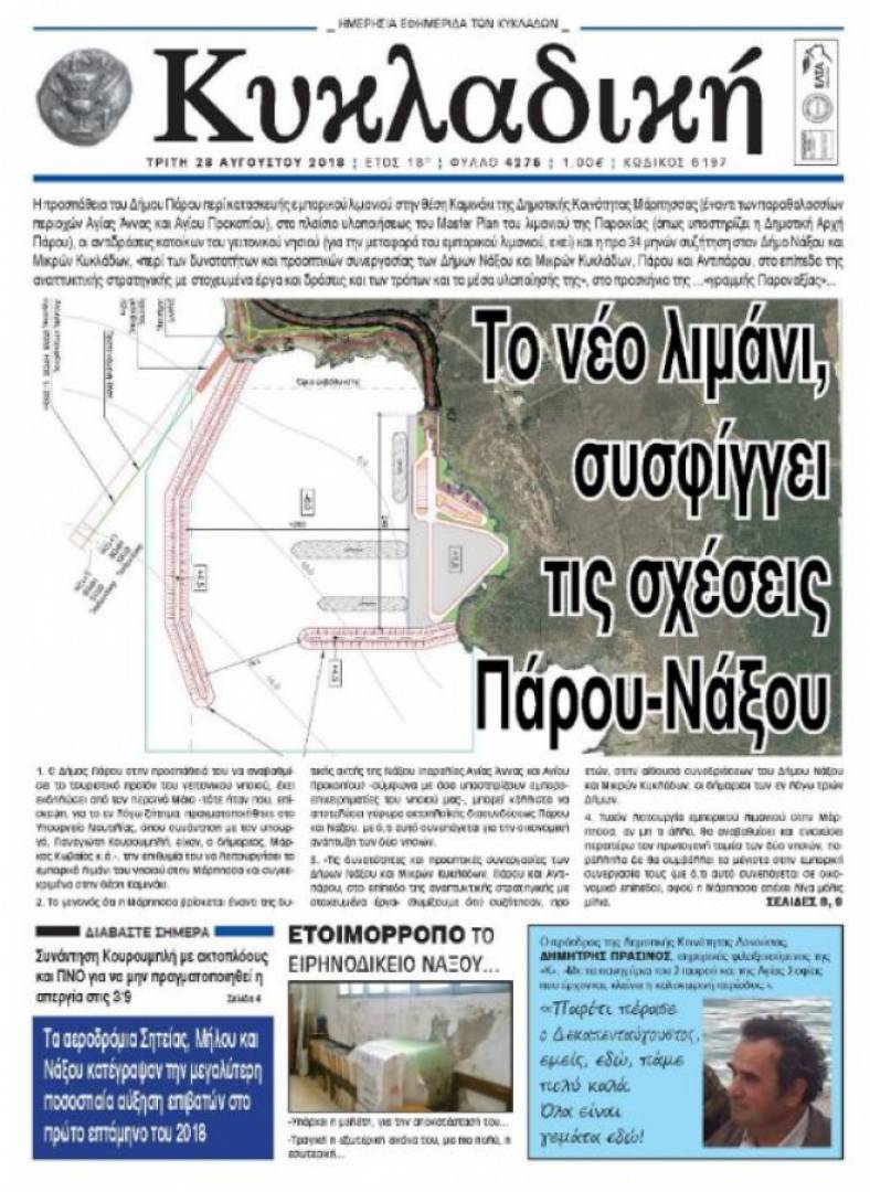 Η ”ΚΥΚΛΑΔΙΚΗ” σήμερα